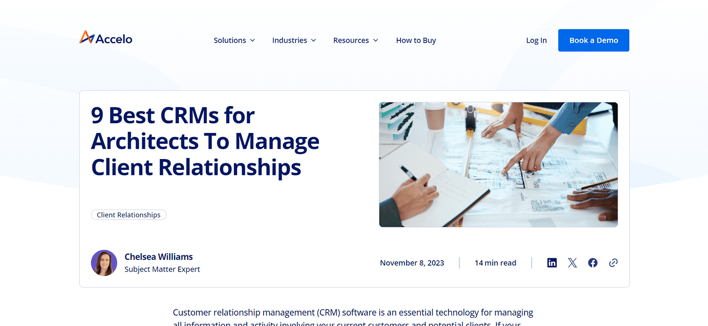 14 Best CRMs For Architects & Architecture Firms