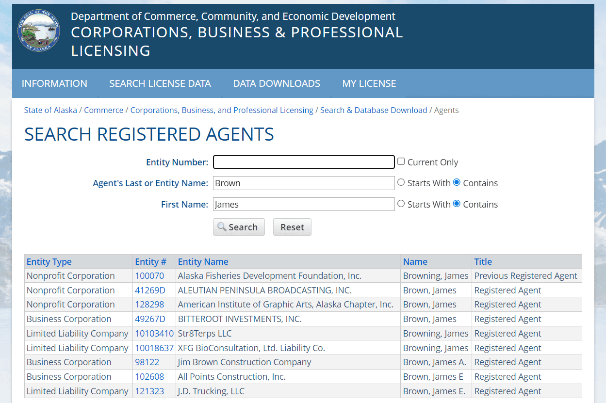 Alaska (AK) Secretary of State (SOS) LLC & Business Search Alaska (AK) Secretary of State (SOS) LLC & Business Search