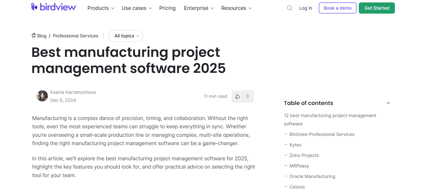 32 Best Manufacturing Project Management Software 2025: Full List ...