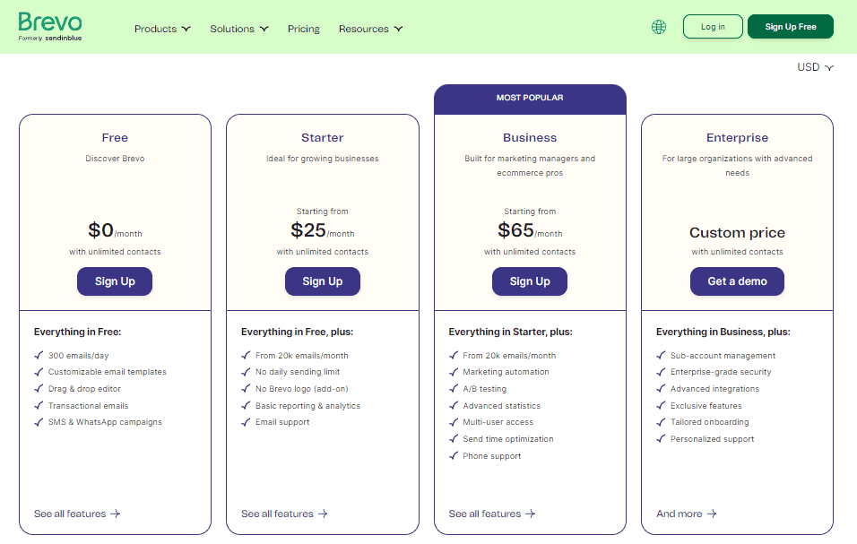 Brevo User Reviews & Pricing For 2025 - Switch On Business