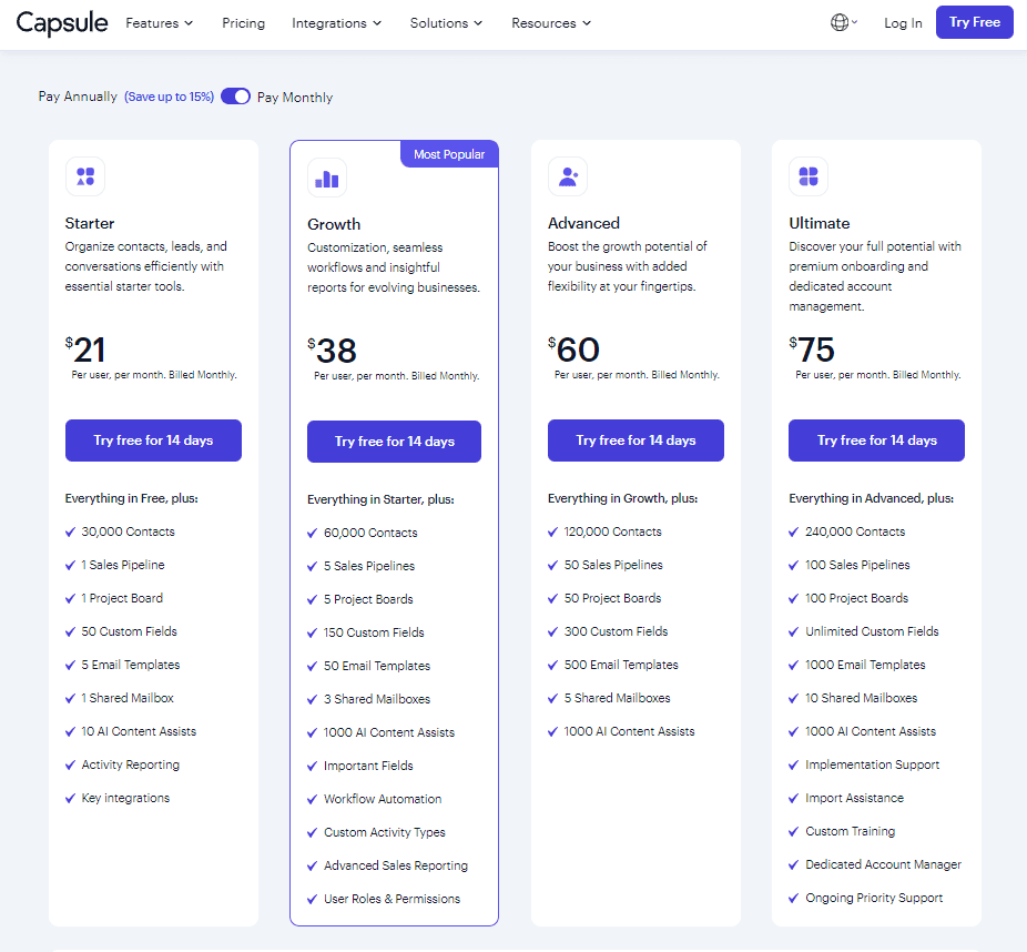 Capsule User Reviews & Pricing For 2025 - Switch On Business