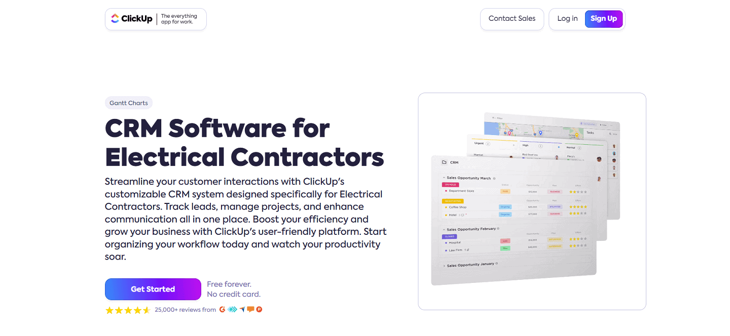 10 Best CRMs For Electricians & Electrical Contractors