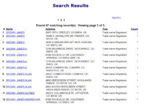 Colorado (CO) Secretary of State (SOS) LLC & Business Search