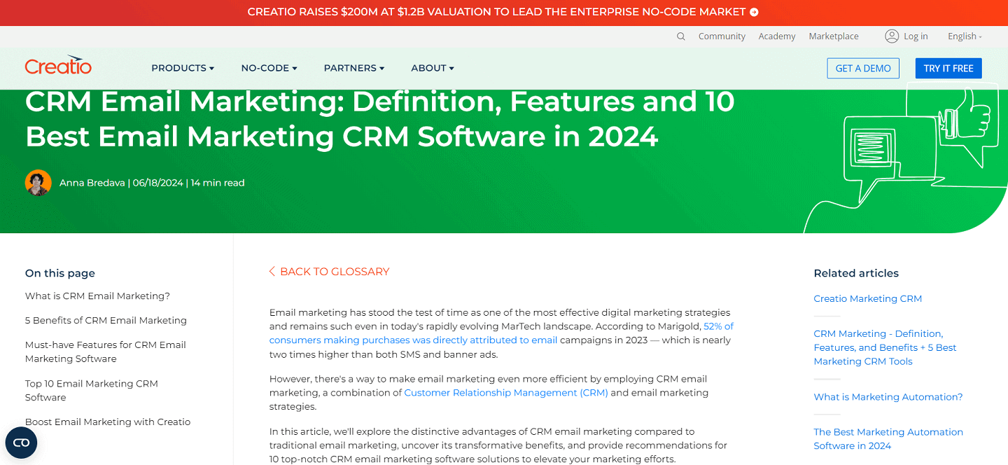 28 Best CRMs For Email Marketing - Switch On Business