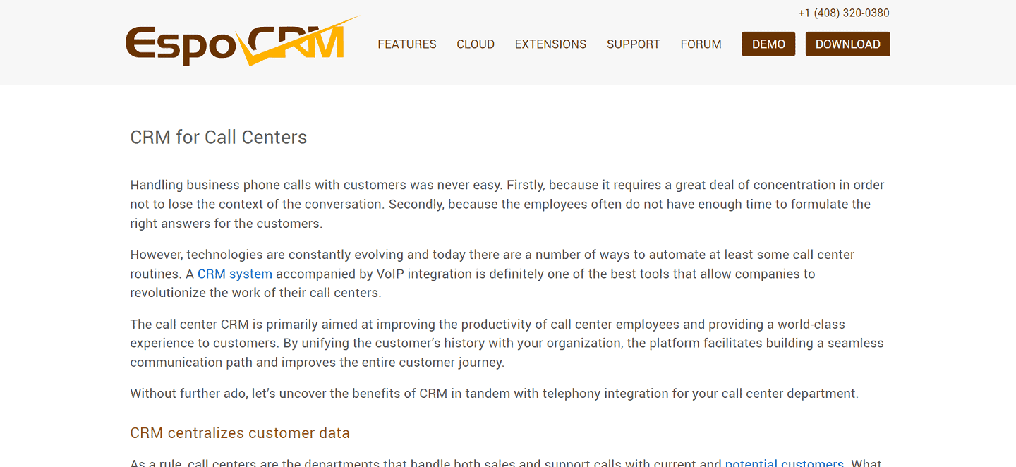 16 Best CRMs For Call Centers - Switch On Business