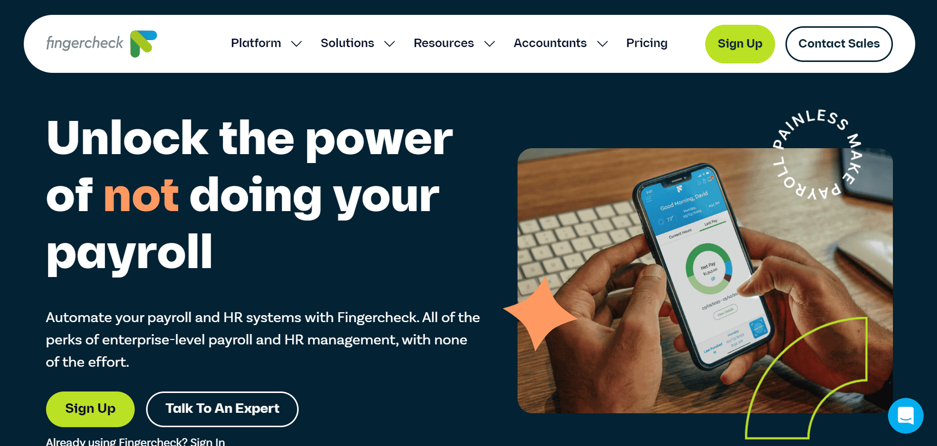 Fingercheck User Reviews & Payroll Costs 2026 - Switch On Business