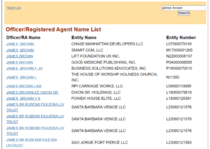 Florida (FL) Secretary of State (SOS) LLC & Business Search