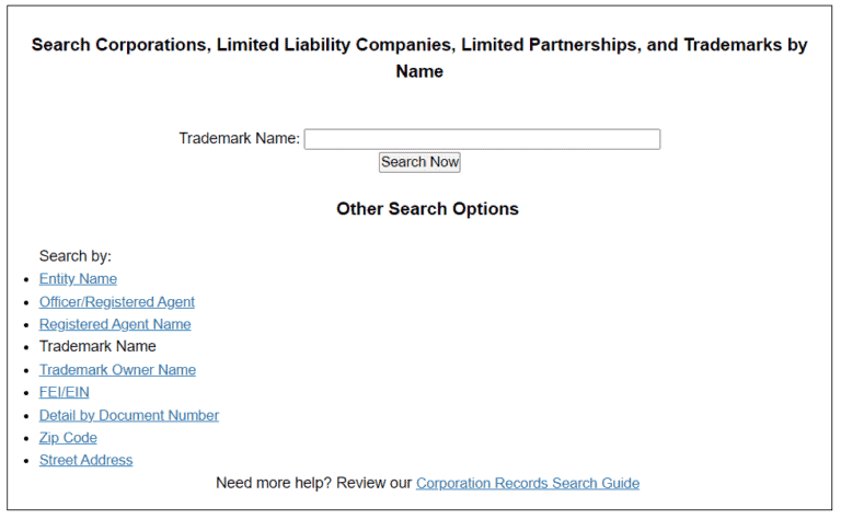 Florida (FL) Secretary of State (SOS) LLC & Business Search