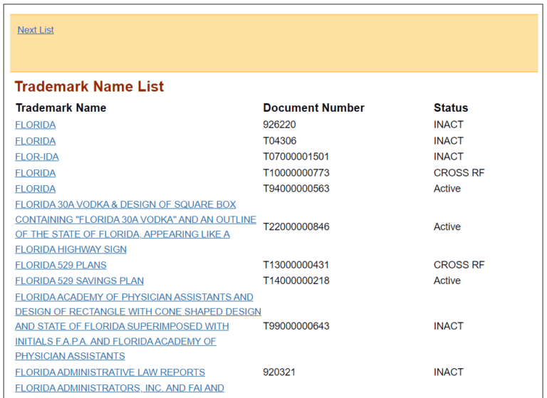 Florida (FL) Secretary of State (SOS) LLC & Business Search