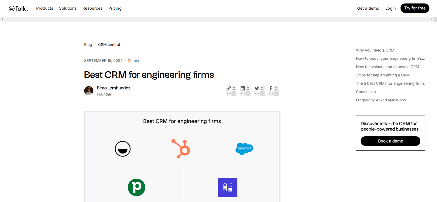 13 Best CRMs For Engineers & Engineering Firms - Switch On Business