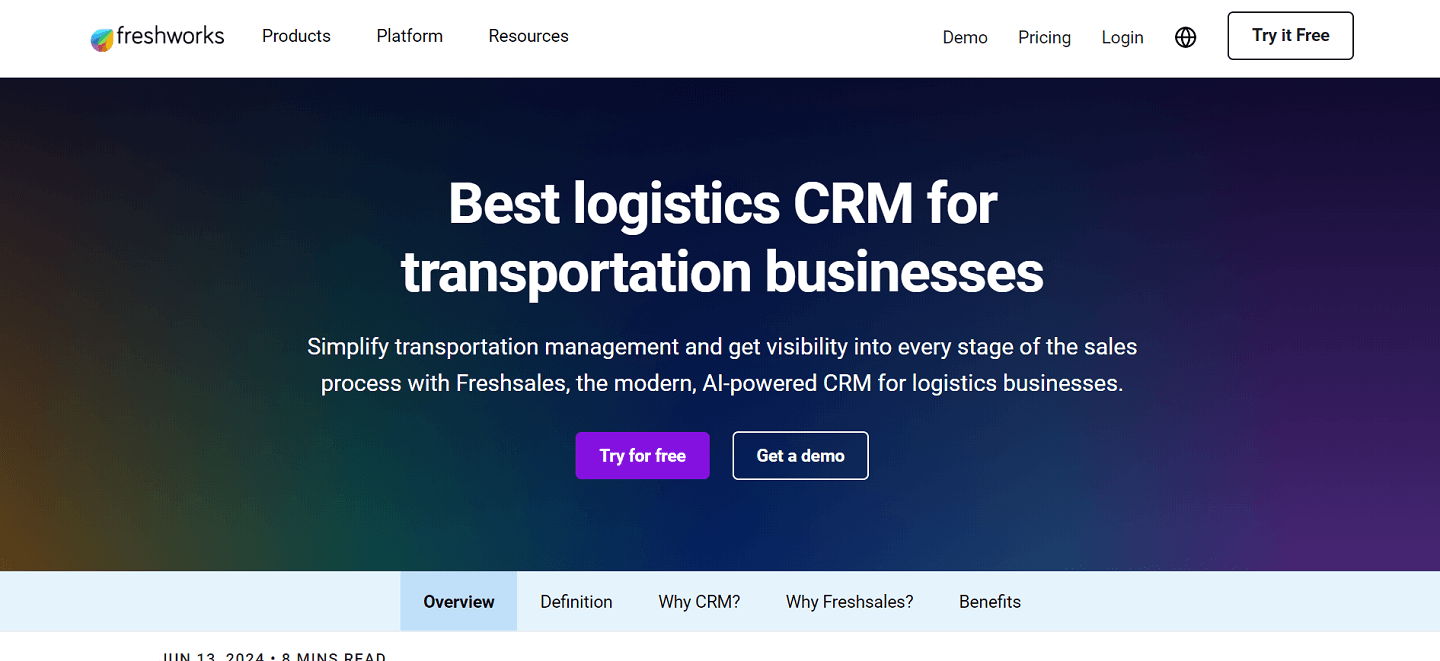 10 Best CRMs For Freight Brokers & Forwarders - Switch On Business