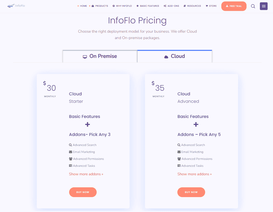InfoFlo Solutions CRM User Reviews & Pricing For 2025 - Switch On Business