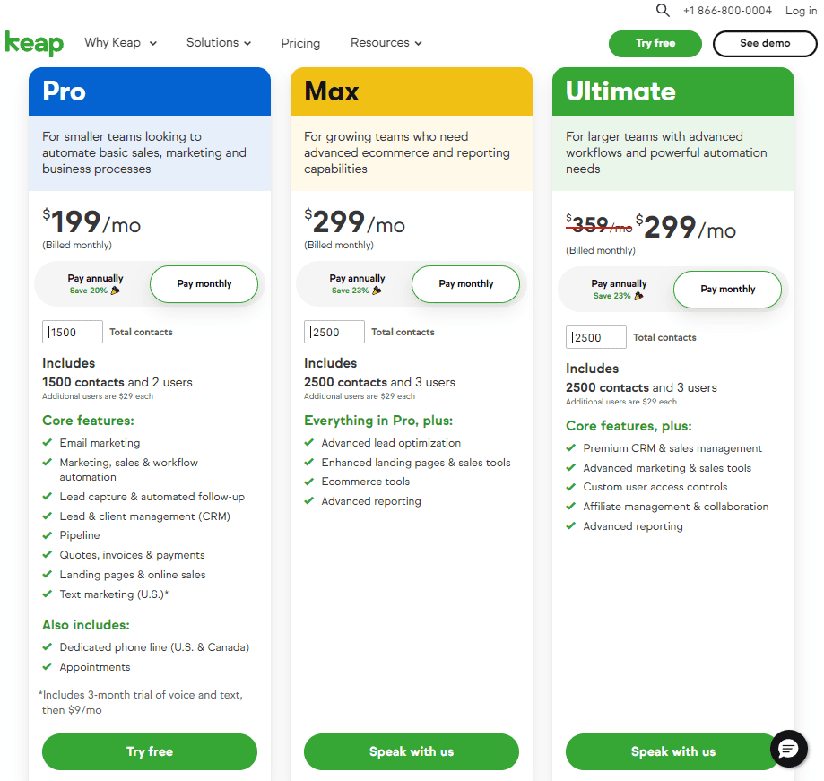 Keap User Reviews & Pricing For 2025 - Switch On Business