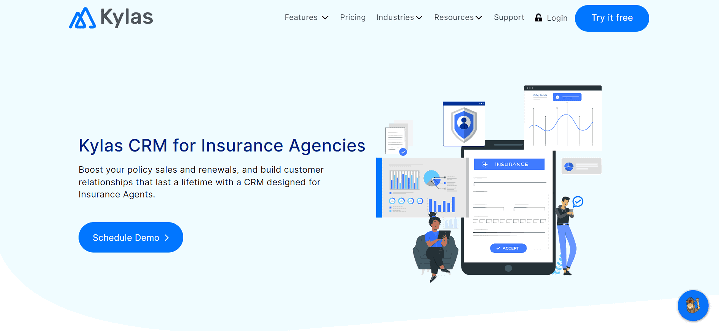 27 Best CRMs For Insurance Agents - Switch On Business
