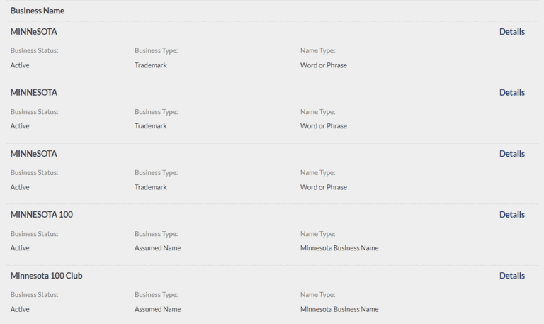 Minnesota (MN) Secretary of State (SOS) LLC & Business Search