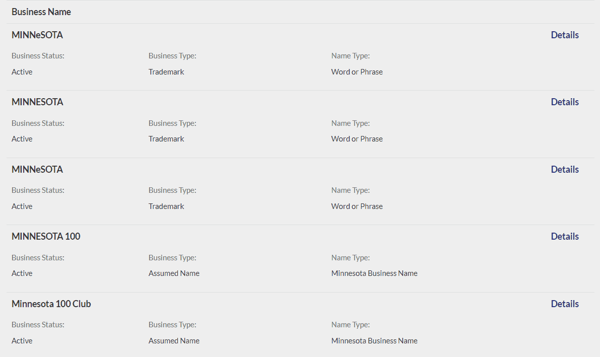 Minnesota (MN) Secretary of State (SOS) LLC & Business Search