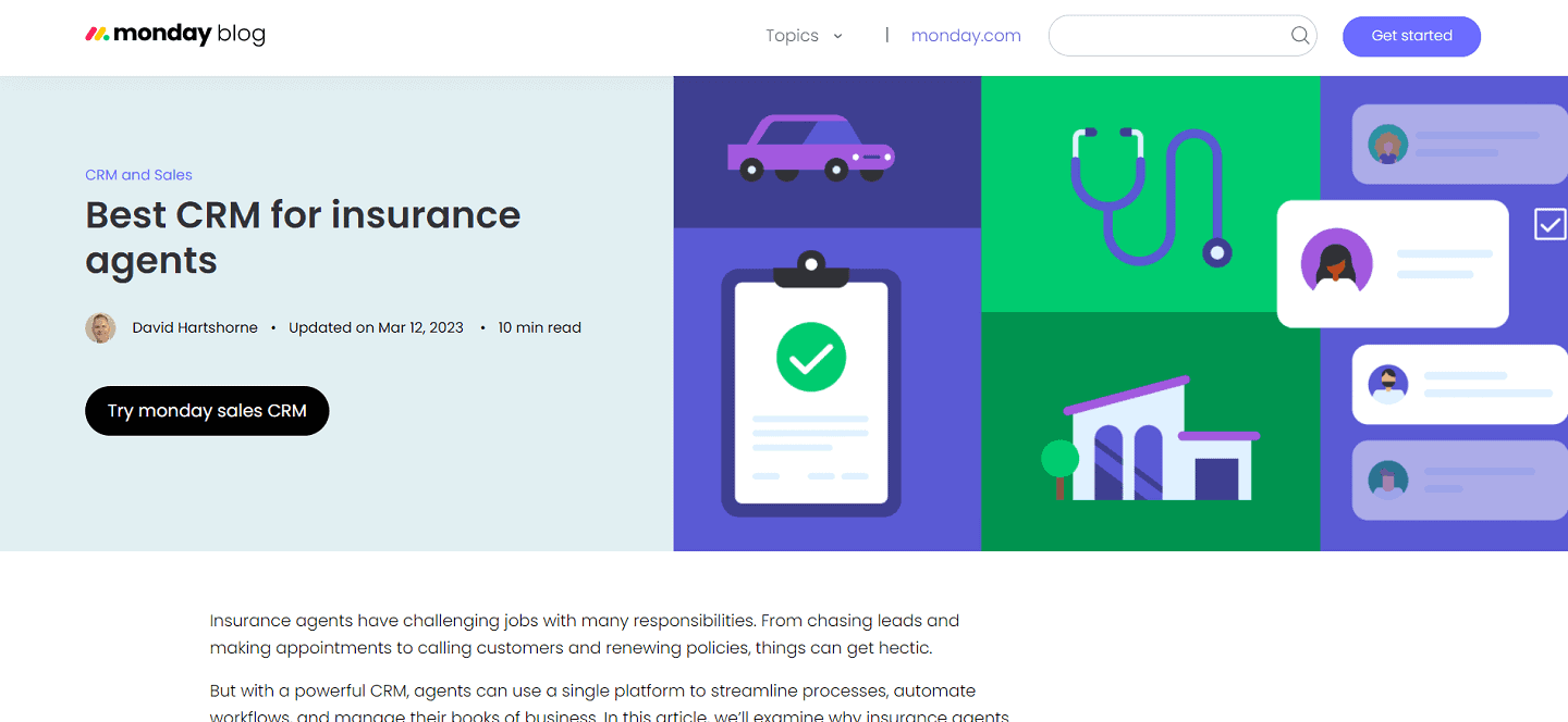 27 Best CRMs For Insurance Agents - Switch On Business