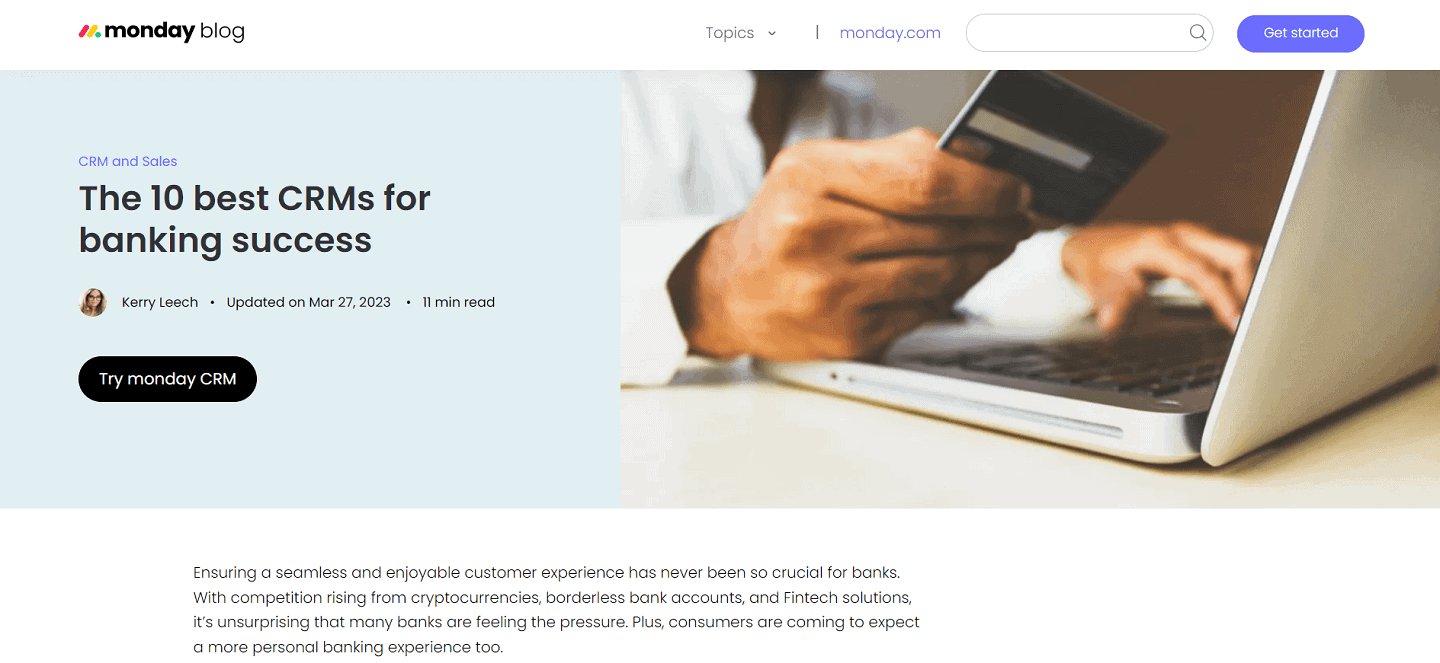 20 Best CRMs For Banks - Switch On Business