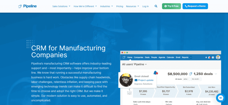 32 Best CRMs For Manufacturing - Switch On Business