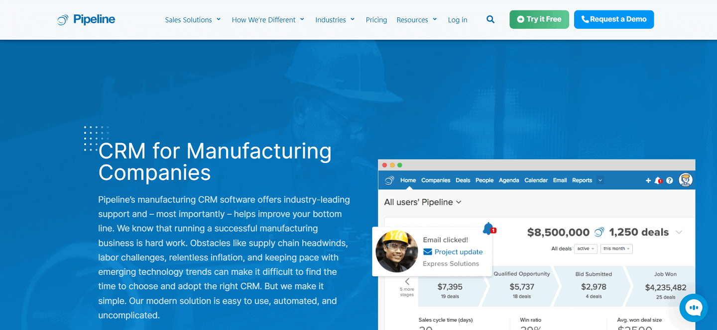 32 Best CRMs For Manufacturing - Switch On Business