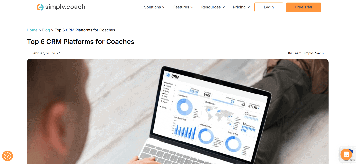 19 Best CRMs For Coaches - Switch On Business