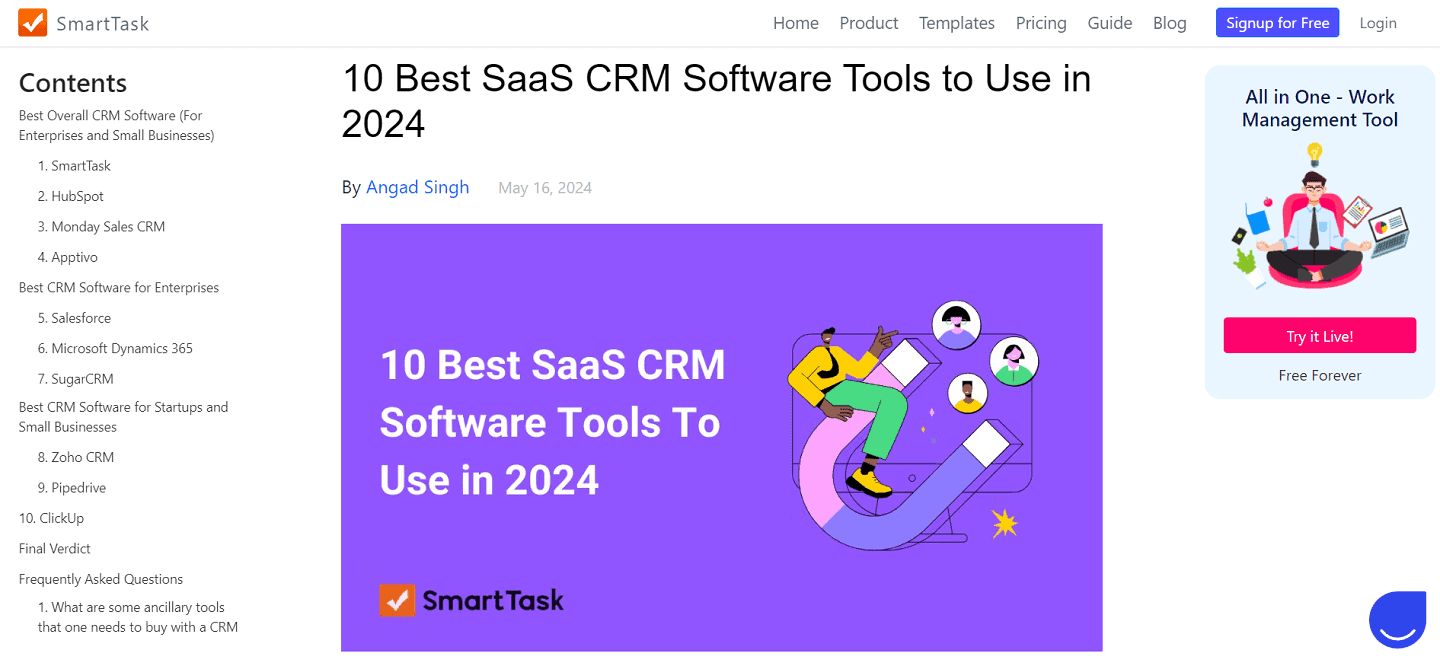 29 Best CRMs For SaaS - Switch On Business