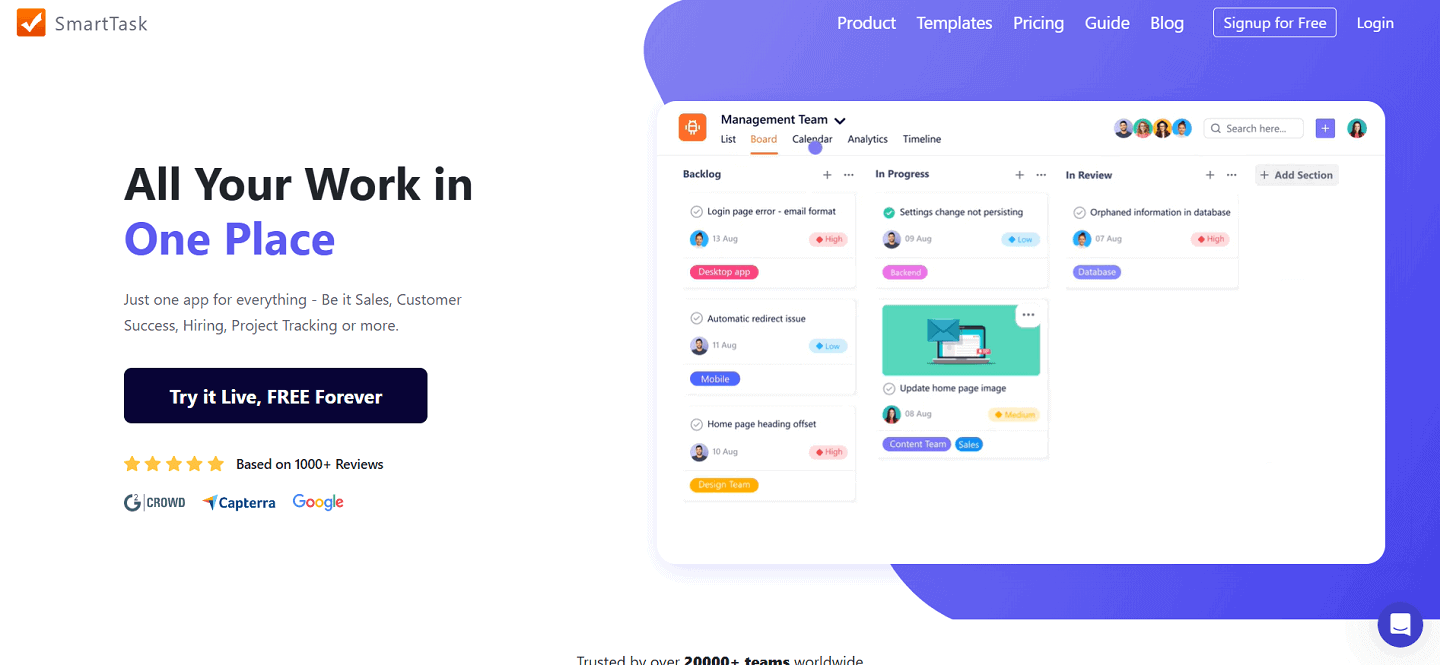 50 Best Free Project Management Software 2025: Full List - Switch On ...
