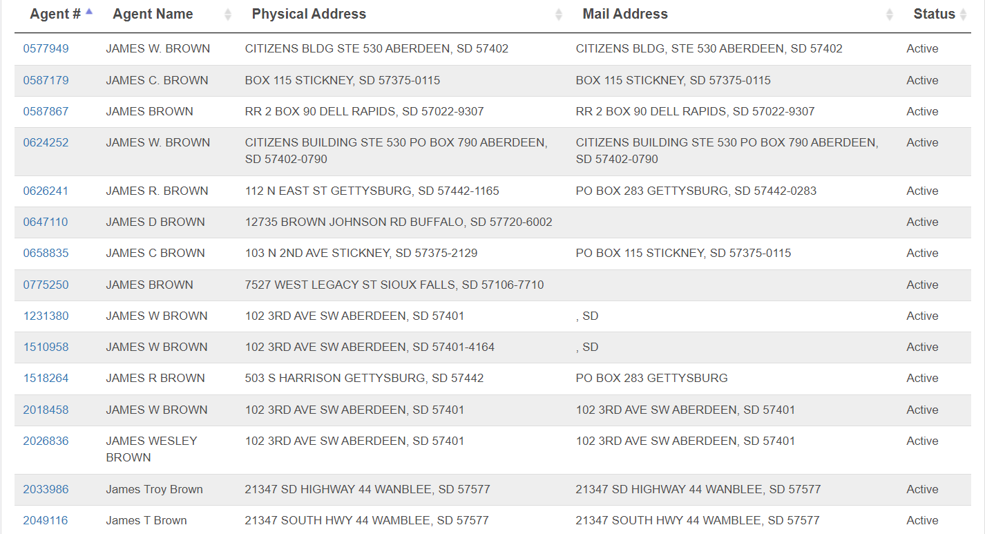 South Dakota (SD) Secretary of State (SOS) LLC & Business Search ...