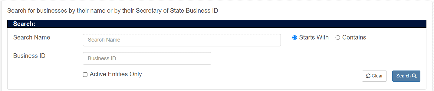 South Dakota (SD) Secretary of State (SOS) LLC & Business Search ...