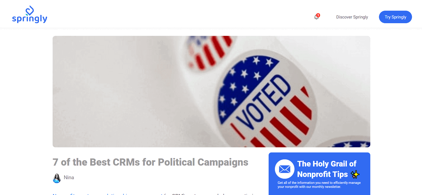 7 Best CRMs For Political Campaigns - Switch On Business