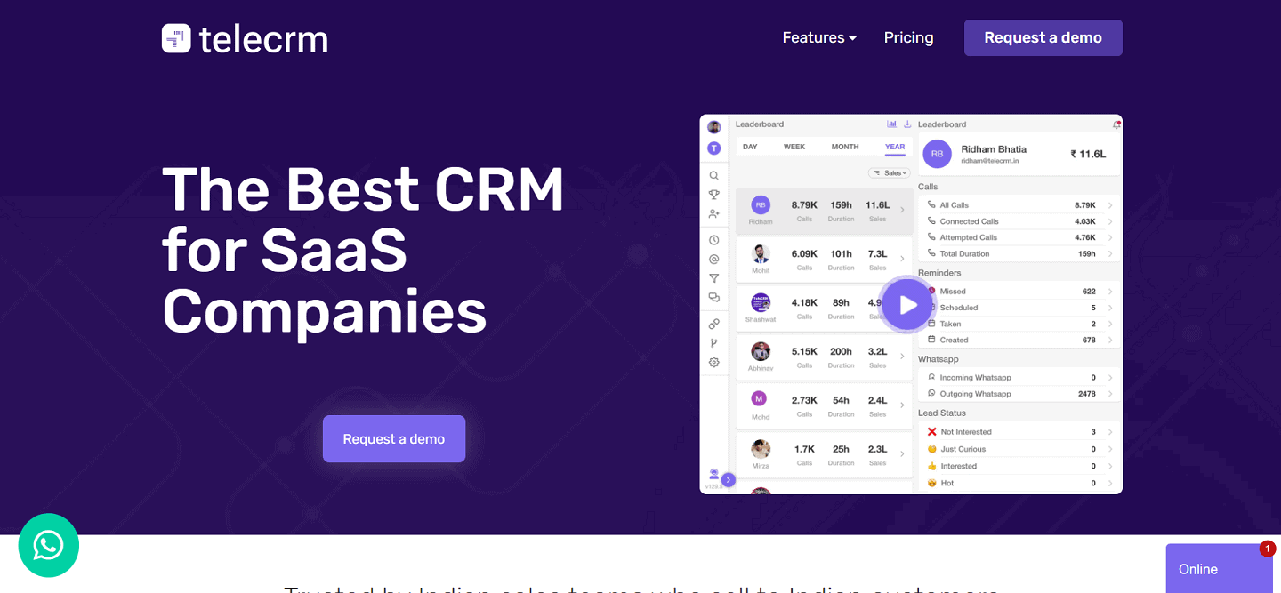 29 Best CRMs For SaaS - Switch On Business