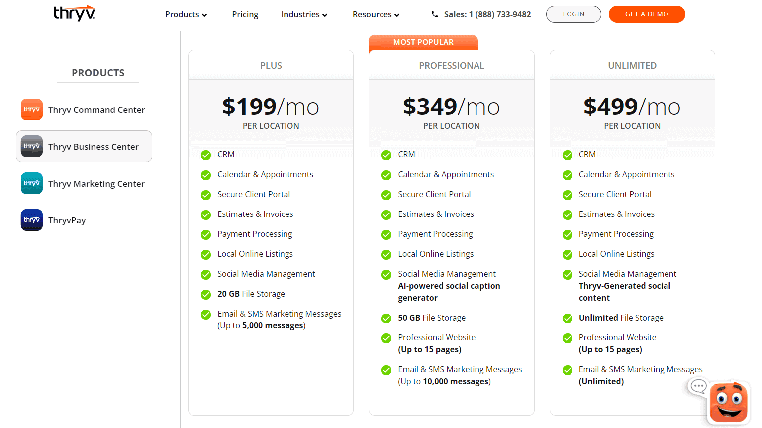 Thryv User Reviews & Pricing For 2024 - Switch On Business