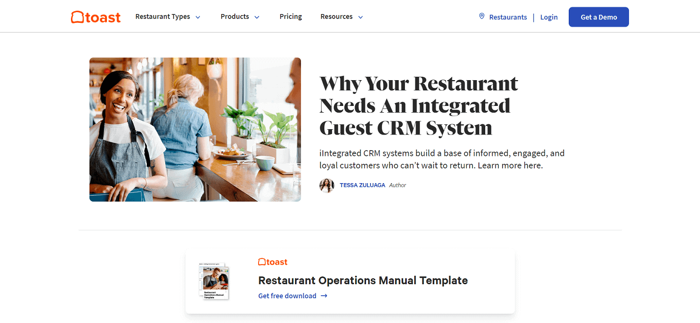 16 Best CRMs For Restaurants - Switch On Business