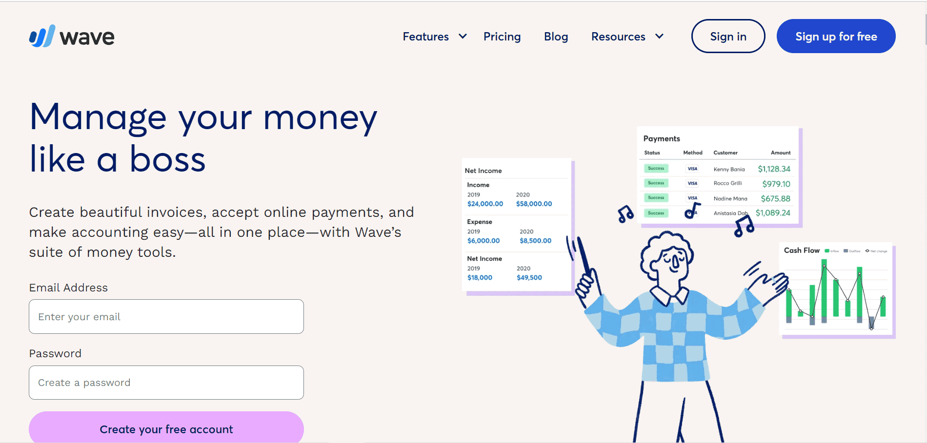 Wave User Reviews & Payroll Costs 2025 - Switch On Business