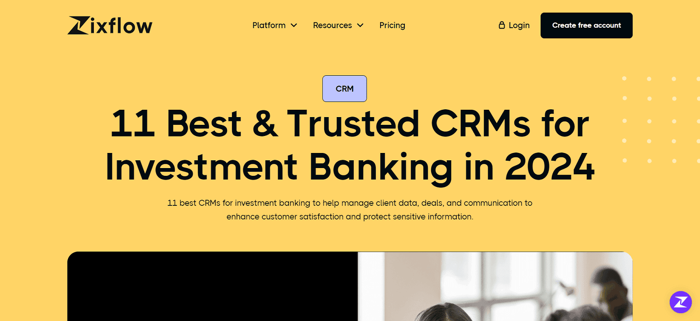 15 Best CRMs For Investment Banking - Switch On Business