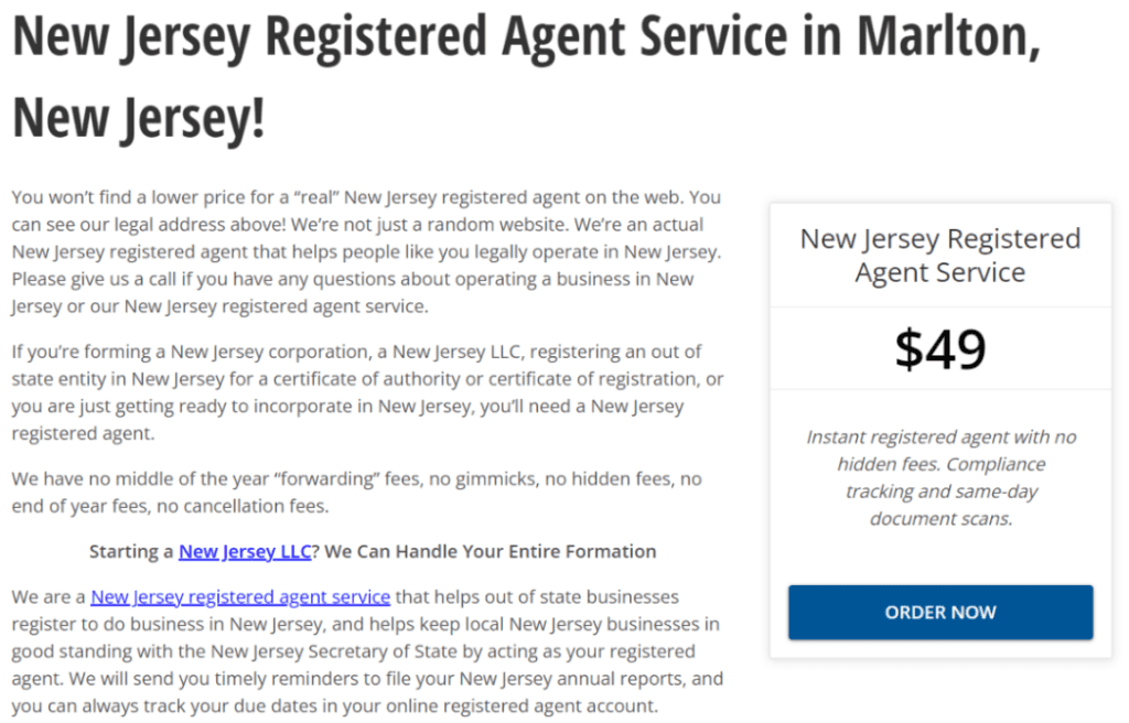 11 Best New Jersey (NJ) Registered Agent Services: 2024 Reviews
